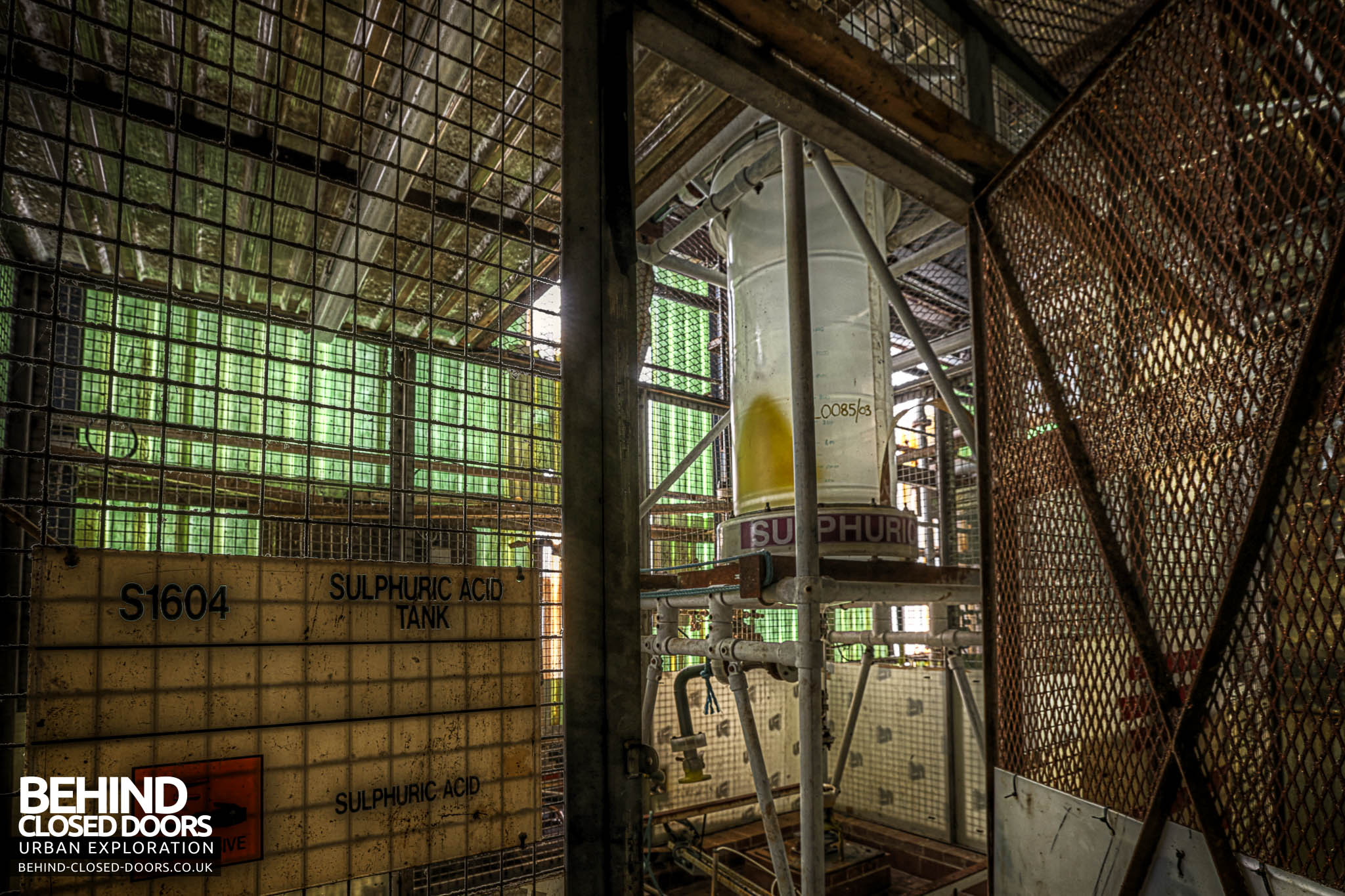 The Cell Factory Chemical Plant – Sulphuric Acid storage vat » Urbex ...